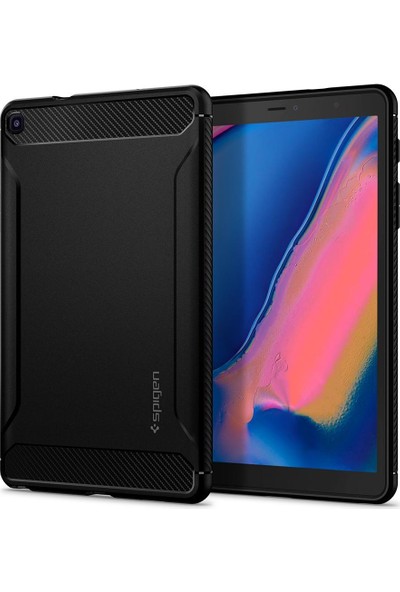 Spigen Samsung Galaxy Tab A 8.0 S Pen (2019) SM-P200/P205 Kılıf Rugged Armor Black - ACS00048 Spigen Samsung Galaxy Tab A 8.0 S Pen (2019) SM-P200/P205 Kılıf Rugged Armor Black - ACS00048