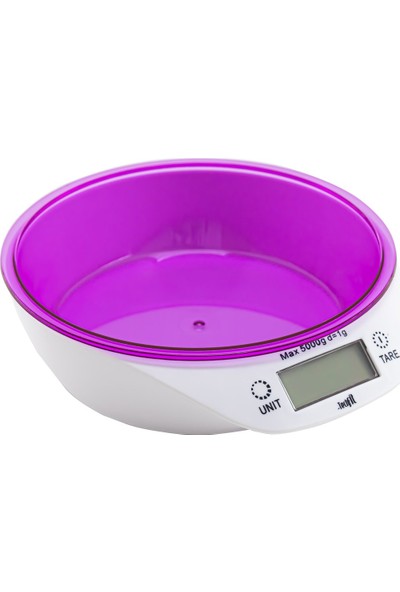 Techfit TF1003 Mutfak Terazisi 5 kg Mor