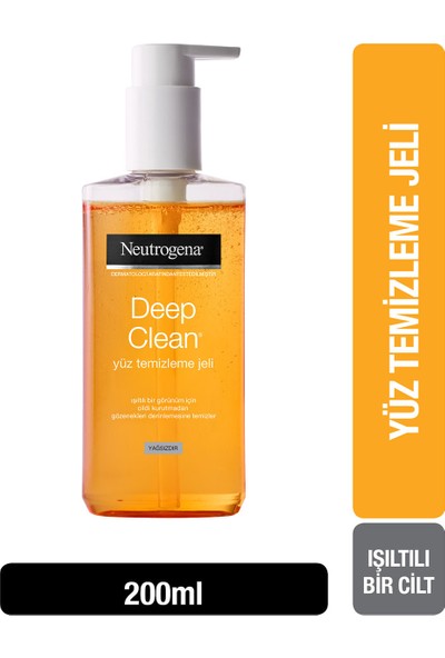 Neutrogena Deep Clean Yüz Yıkama Jeli 200 Ml Neutrogena Deep Clean Yüz Yıkama Jeli 200 Ml
