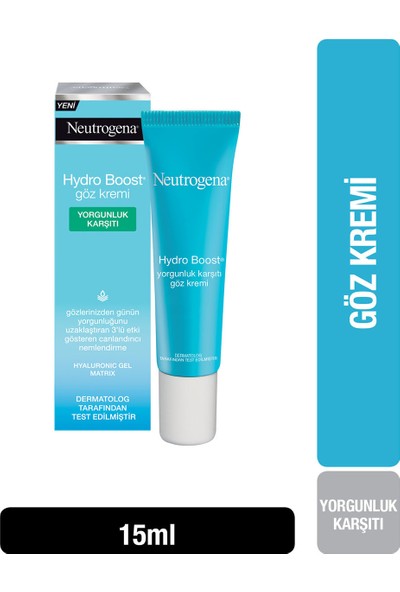 Neutrogena Hydro Boost Göz Kremi Yorgunluk Karşıtı 15 Ml Neutrogena Hydro Boost Göz Kremi Yorgunluk Karşıtı 15 Ml