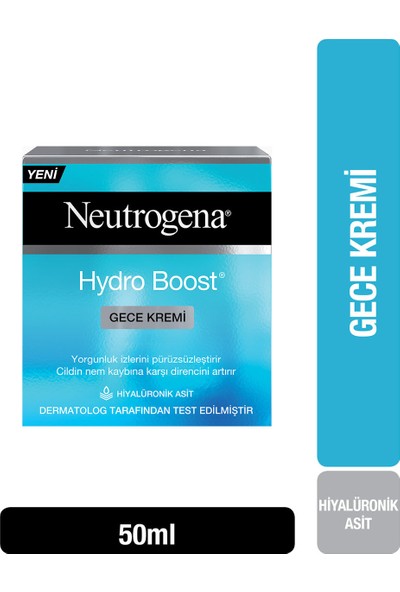 Neutrogena Hydro Boost Gece Kremi 50 ml Neutrogena Hydro Boost Gece Kremi 50 ml