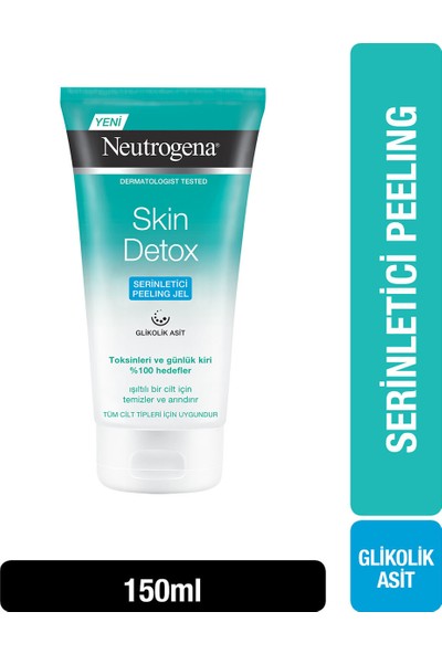 Neutrogena Skin Detox Serinletici Peeling Jel 150 ml Neutrogena Skin Detox Serinletici Peeling Jel 150 ml