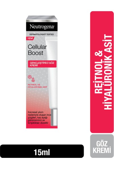 Neutrogena Cellular Boost Gençleştirici Göz Kremi 15 ml