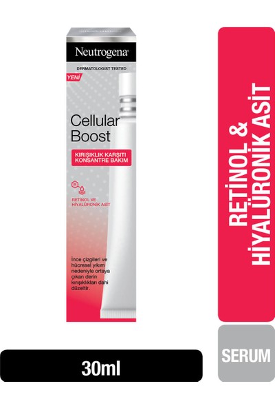 Neutrogena Cellular Boost Kırışıklık Karşıtı Konsantre Bakım 30 ml Neutrogena Cellular Boost Kırışıklık Karşıtı Konsantre Bakım 30 ml