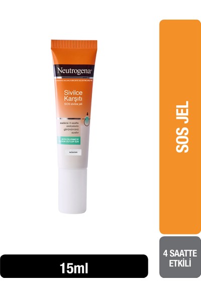 Neutrogena Visibly Clear SOS Hızlı Etkili Akne Jeli 15 ml Neutrogena Visibly Clear SOS Hızlı Etkili Akne Jeli 15 ml