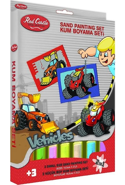 Red Castle Kum Boyama Aktivite Seti Araba Kepçe DS-208 Red Castle Kum Boyama Aktivite Seti Araba Kepçe DS-208