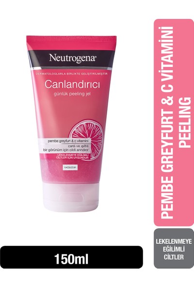 Neutrogena Canlandırıcı Peeling Pembe Greyfurt 150 ml