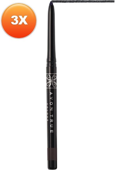 Avon Diamonds Aç Kapa Pırıltılı Göz Kalemi Black Ice Üçlü Set Avon Diamonds Aç Kapa Pırıltılı Göz Kalemi Black Ice Üçlü Set