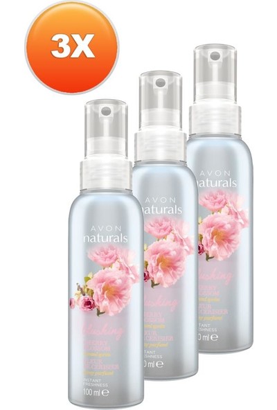 Avon Naturals Kiraz Çiçeği Özlü Kadın Vücut Spreyi Üçlü Set Avon Naturals Kiraz Çiçeği Özlü Kadın Vücut Spreyi Üçlü Set