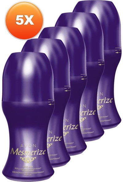 Avon Mesmerize Erkek Roll-On 50 Ml. Beşli Set Avon Mesmerize Erkek Roll-On 50 Ml. Beşli Set