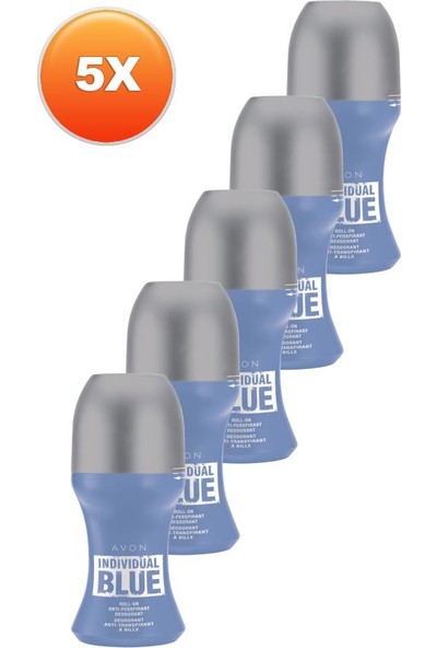 Avon Individual Blue Erkek Rollon 50 Ml. Beşli Set Avon Individual Blue Erkek Rollon 50 Ml. Beşli Set