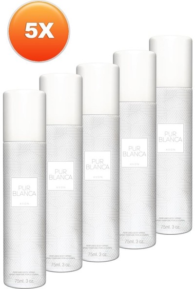 Avon Pur Blanca Kadın Deodorant Beşli Set