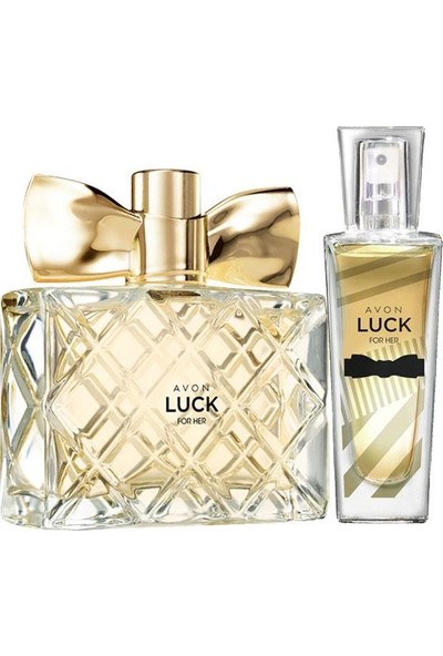 Avon Luck Kadın Parfüm Ikili Set 50 + 30 Toplam 80 Ml. Avon Luck Kadın Parfüm Ikili Set 50 + 30 Toplam 80 Ml.