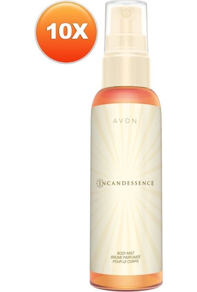 Avon Incandessence Kadın Vücut Spreyi Onlu Set Avon Incandessence Kadın Vücut Spreyi Onlu Set