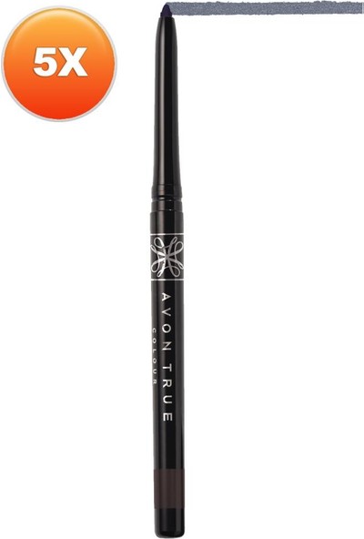 Avon Diamonds Aç Kapa Pırıltılı Göz Kalemi Smokey Diamond Beşli Set