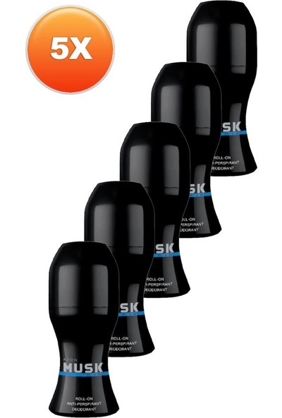Avon Musk Marine Erkek Rollon 50 Ml. Beşli Set Avon Musk Marine Erkek Rollon 50 Ml. Beşli Set