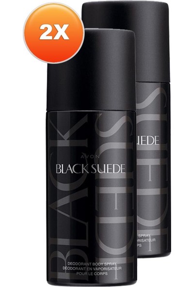 Avon Black Suede Erkek Deodorant 150 Ml. Ikili Set Avon Black Suede Erkek Deodorant 150 Ml. Ikili Set