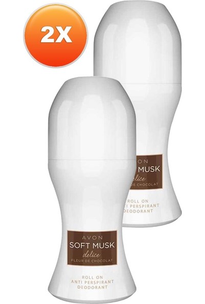 Avon Soft Musk Delice Kadın Rollon 50 Ml. Ikili Set Avon Soft Musk Delice Kadın Rollon 50 Ml. Ikili Set