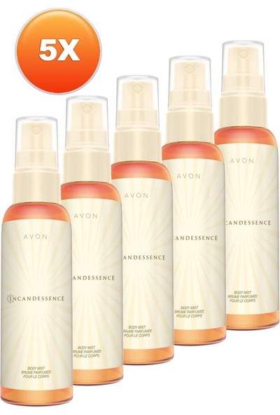 Avon Incandessence Kadın Vücut Spreyi Beşli Set