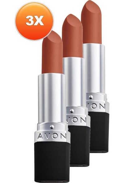 Avon Perfectly Mat Ruj Marvelous Mocha Üçlü Set Avon Perfectly Mat Ruj Marvelous Mocha Üçlü Set
