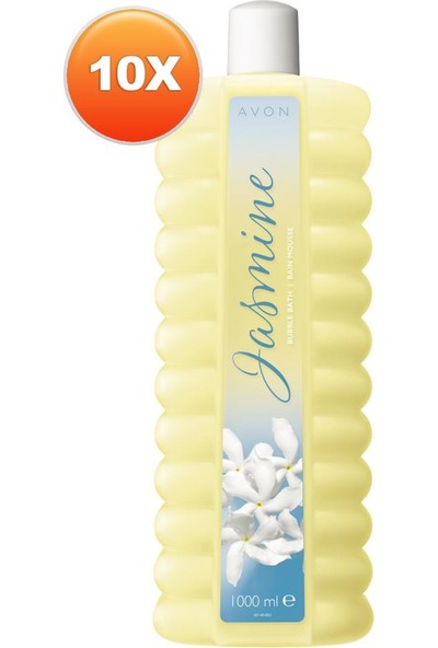 Avon Yasemin Kokulu Banyo Köpüğü 1 lt 10'lu Set