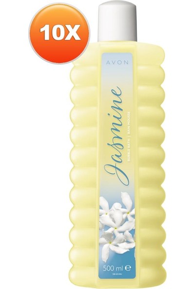 Avon Yasemin Kokulu Banyo Köpüğü 500 ml 10'lu Set