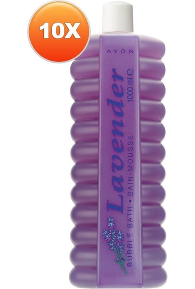Avon Lavanta Kokulu Banyo Köpüğü 1 lt 10'lu Set
