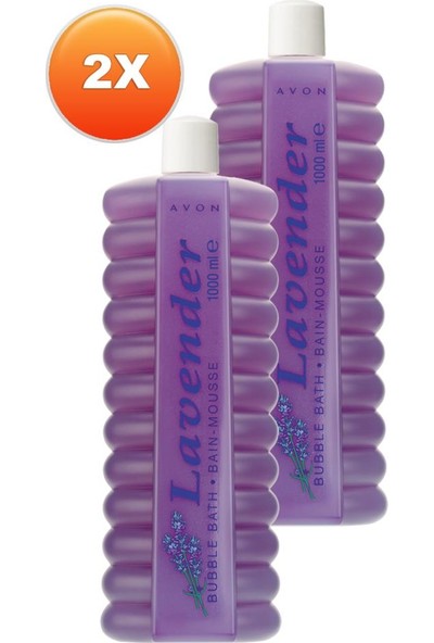 Avon Lavanta Kokulu Banyo Köpüğü 1 lt 2'li Set