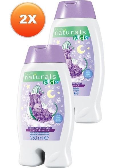 Avon Lavanta Kokulu Vücut Şampuanlı Banyo Köpüğü 250 ml 2'li Set