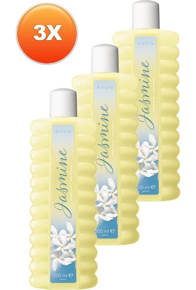 Avon Yasemin Kokulu Banyo Köpüğü 500 ml 3'lü Set