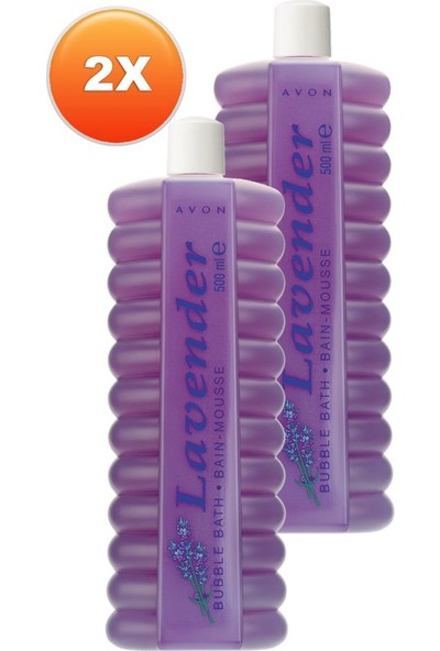 Avon Lavanta Kokulu Banyo Köpüğü 500 ml 2'li Set