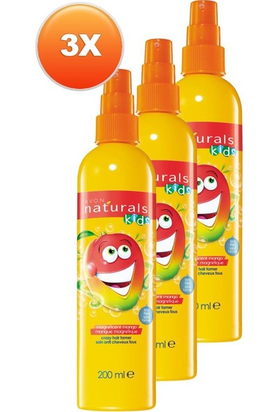 Avon Mango Kokulu Saç Açıcı Sprey 200 ml 3'lü Set