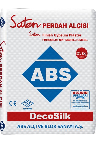 Abs Saten Alçı 2 kg