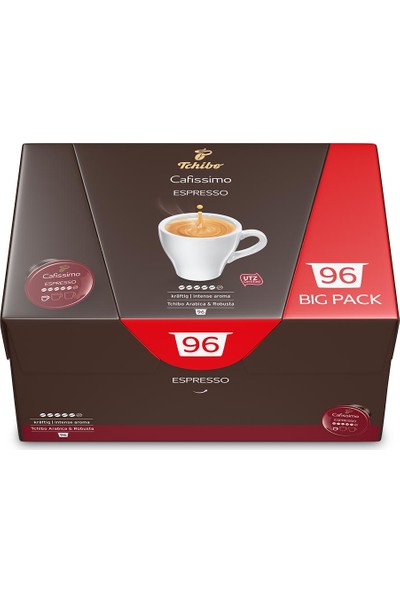 Tchibo Espresso Intense Aroma 96'lı Kapsül Kahve Tchibo Espresso Intense Aroma 96'lı Kapsül Kahve