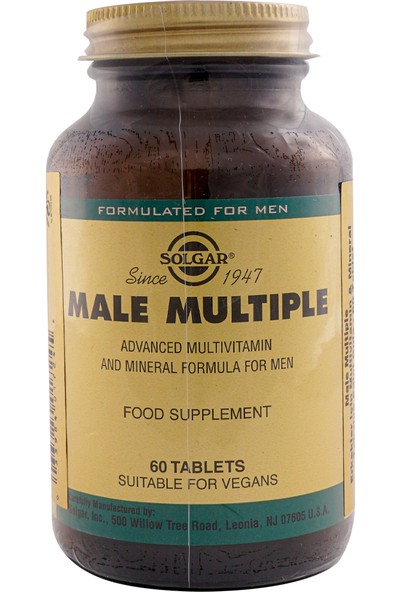Solgar Male Multiple 60 Tablet Solgar Male Multiple 60 Tablet