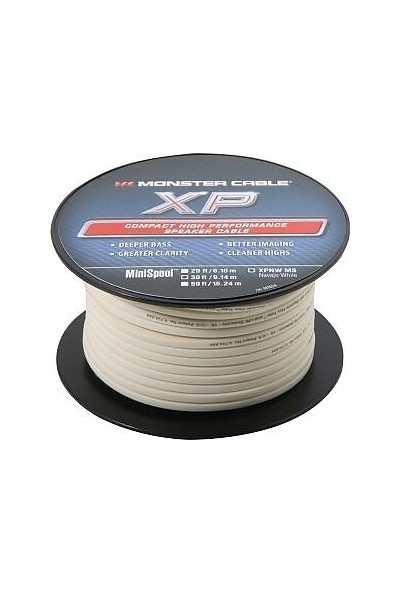 Monster Xp Izolasyonlu Ses ve Hoparlör Kablosu - Beyaz - 6m