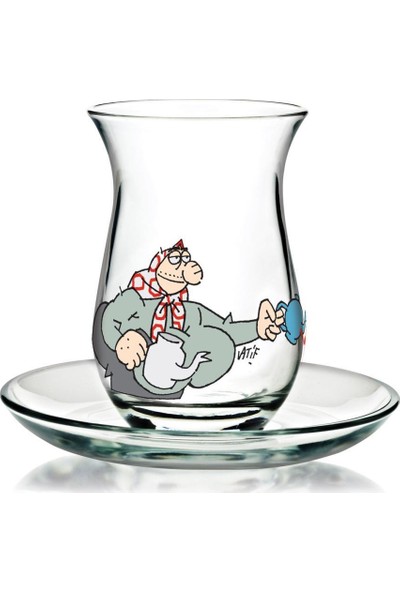 Paşabahçe Latif Demirci Çay Takımı Paşabahçe Latif Demirci Çay Takımı