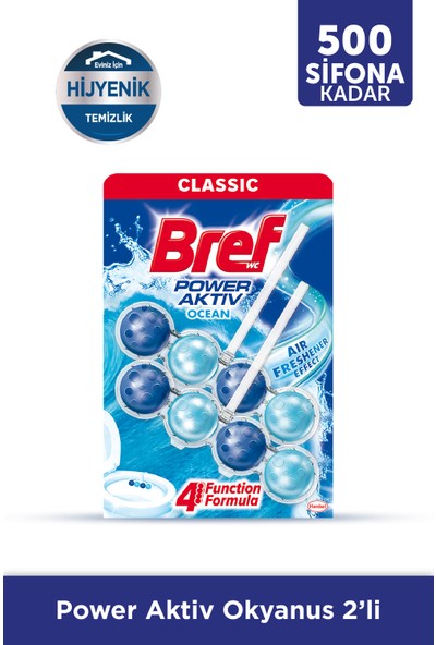 Bref Power Aktiv Katı Tuvalet Bloğu Okyanus İkili Bref Power Aktiv Katı Tuvalet Bloğu Okyanus İkili