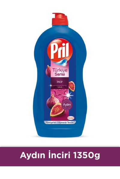 Pril Sıvı Elde Bulaşık Yıkama Deterjanı Aydın İnciri 1350 gr Pril Sıvı Elde Bulaşık Yıkama Deterjanı Aydın İnciri 1350 gr