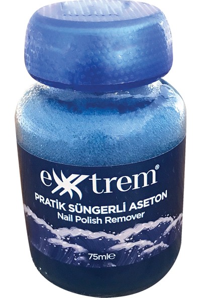 Extrem Pratik Süngerli Aseton Naturel 75 ml Extrem Pratik Süngerli Aseton Naturel 75 ml