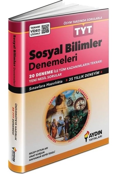 Aydın Tyt Sosyal Bilimler Denemeleri Tamamı Video Çözümlü- Bülent İshakoğlu