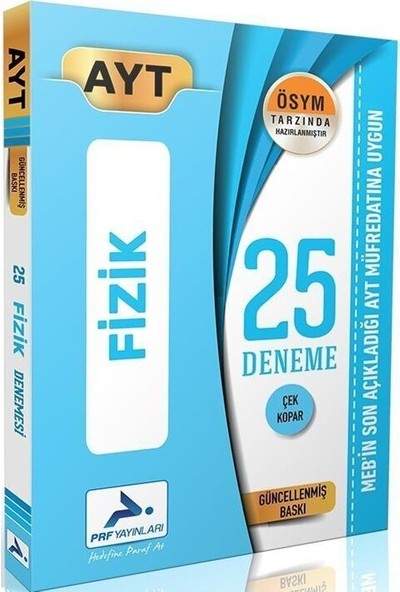 Prf Yayınları AYT Fizik Özel 25 Deneme