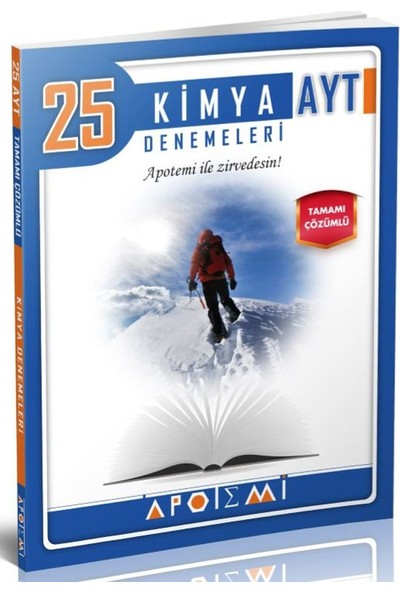 Apotemi AYT Kimya 25 li Denemeleri Apotemi AYT Kimya 25 li Denemeleri