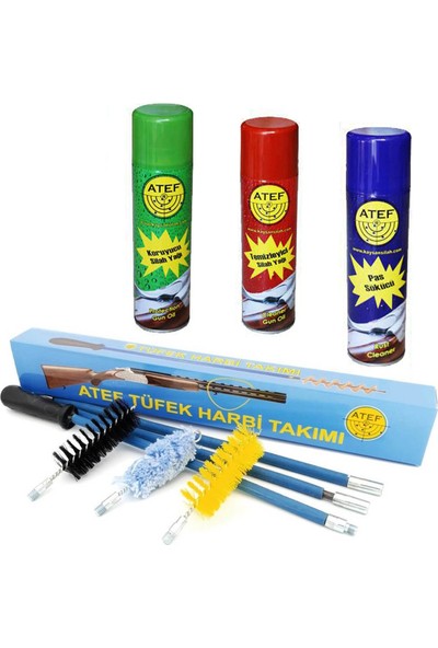 Atef Komple Av Tüfeği Temizlik Bakım Seti