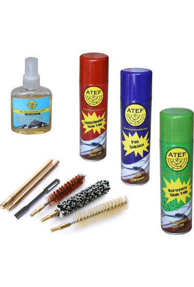 Atef Komple Tabanca Temizlik Bakım Seti