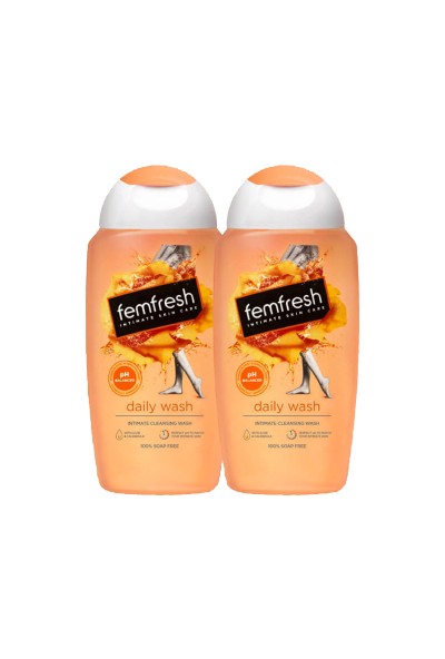 Femfresh Dış Genital Bölge Günlük Yıkama Jeli 250 ml x 2 Femfresh Dış Genital Bölge Günlük Yıkama Jeli 250 ml x 2