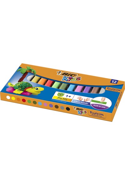Bic Plastelina Kurumayan Oyun Hamuru 12 Renk Bic Plastelina Kurumayan Oyun Hamuru 12 Renk