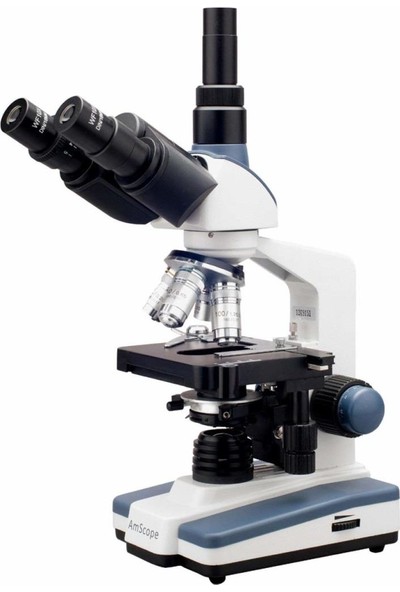 Amscope 40X-2500X LED Lab Siedentopf Trinoküler Bileşik Mikroskop Amscope 40X-2500X LED Lab Siedentopf Trinoküler Bileşik Mikroskop