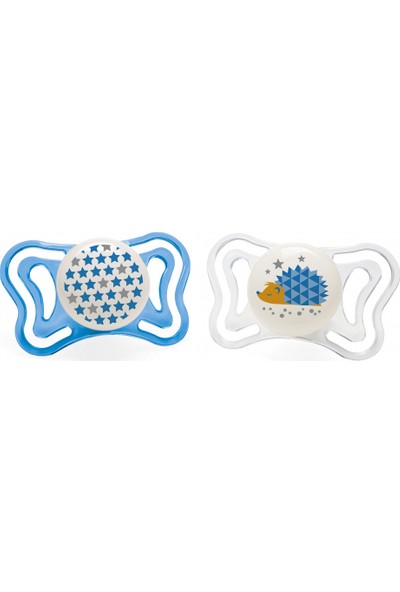 Chicco Emzik Silikon 16 - 36 Ay Physio Light Gece Parlayan 2'li