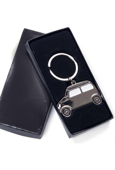 Hediye Rengi Kişiye Özel Metal Araba Tasarımlı Anahtarlık